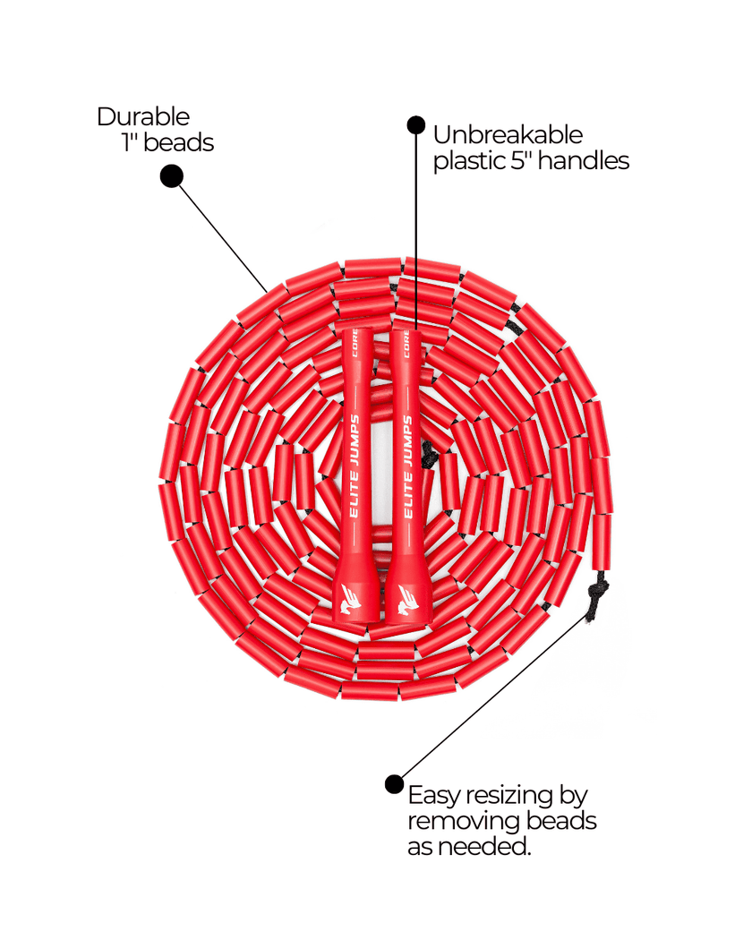 Core 1" Beaded Jump Rope - Elite Jumps