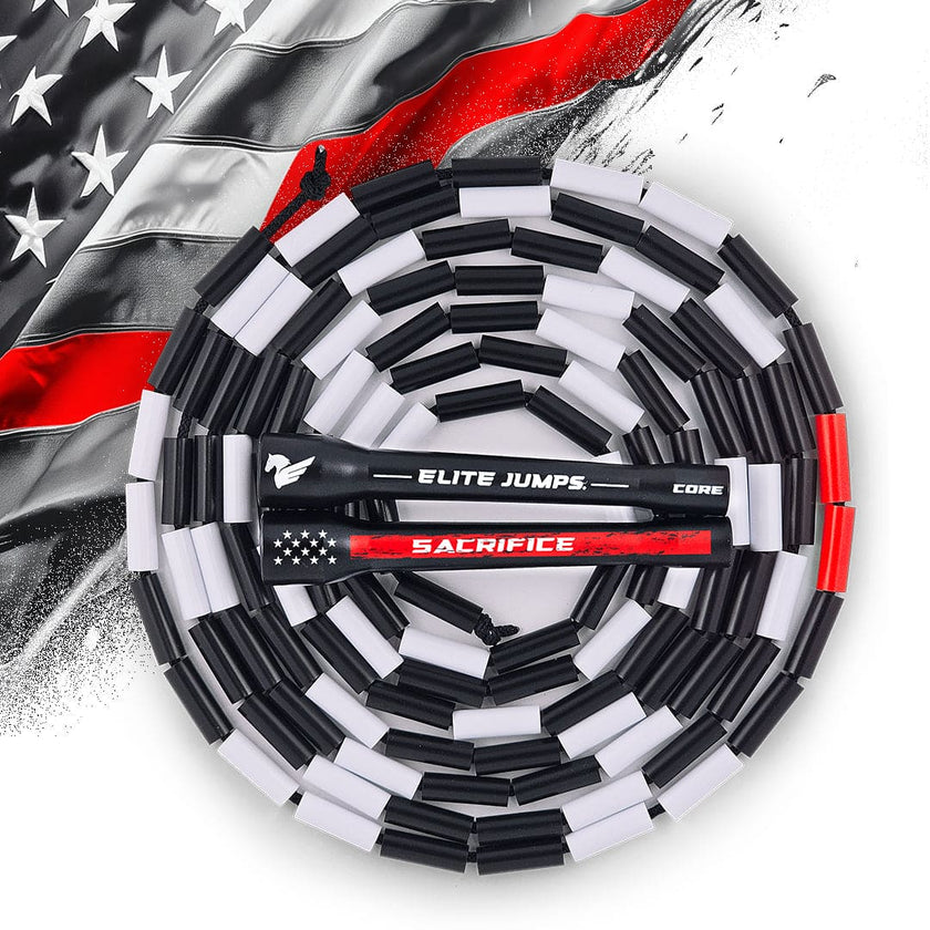 FREEDOM USA Flag Beaded Jump Rope | Elite Jumps